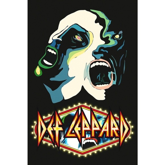 PosterGifts185 | Art | Def Leppard Fan Art Poster | Poshmark